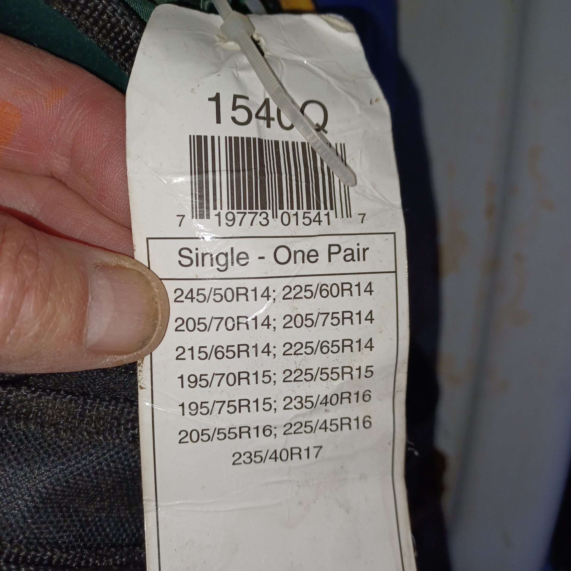 New snow/ice Diamond chains and Z-cables 13″-18″ – Blue Mountain ...